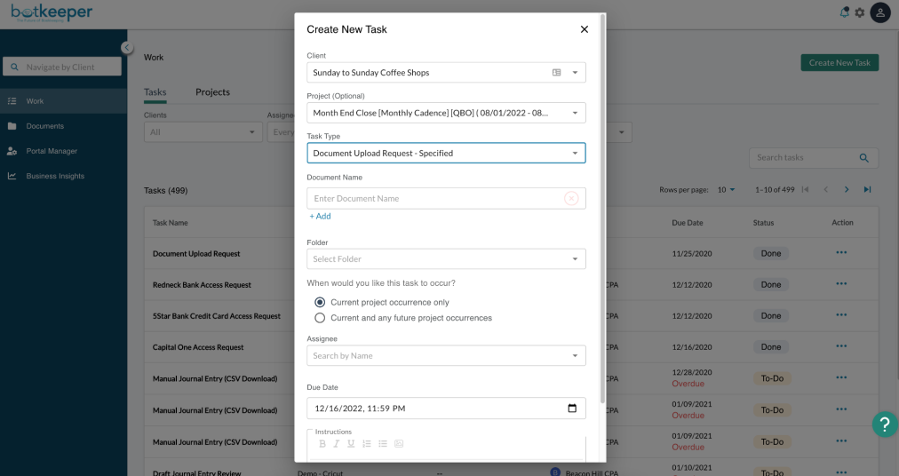 [LIVE] Adding and Removing Tasks from Projects