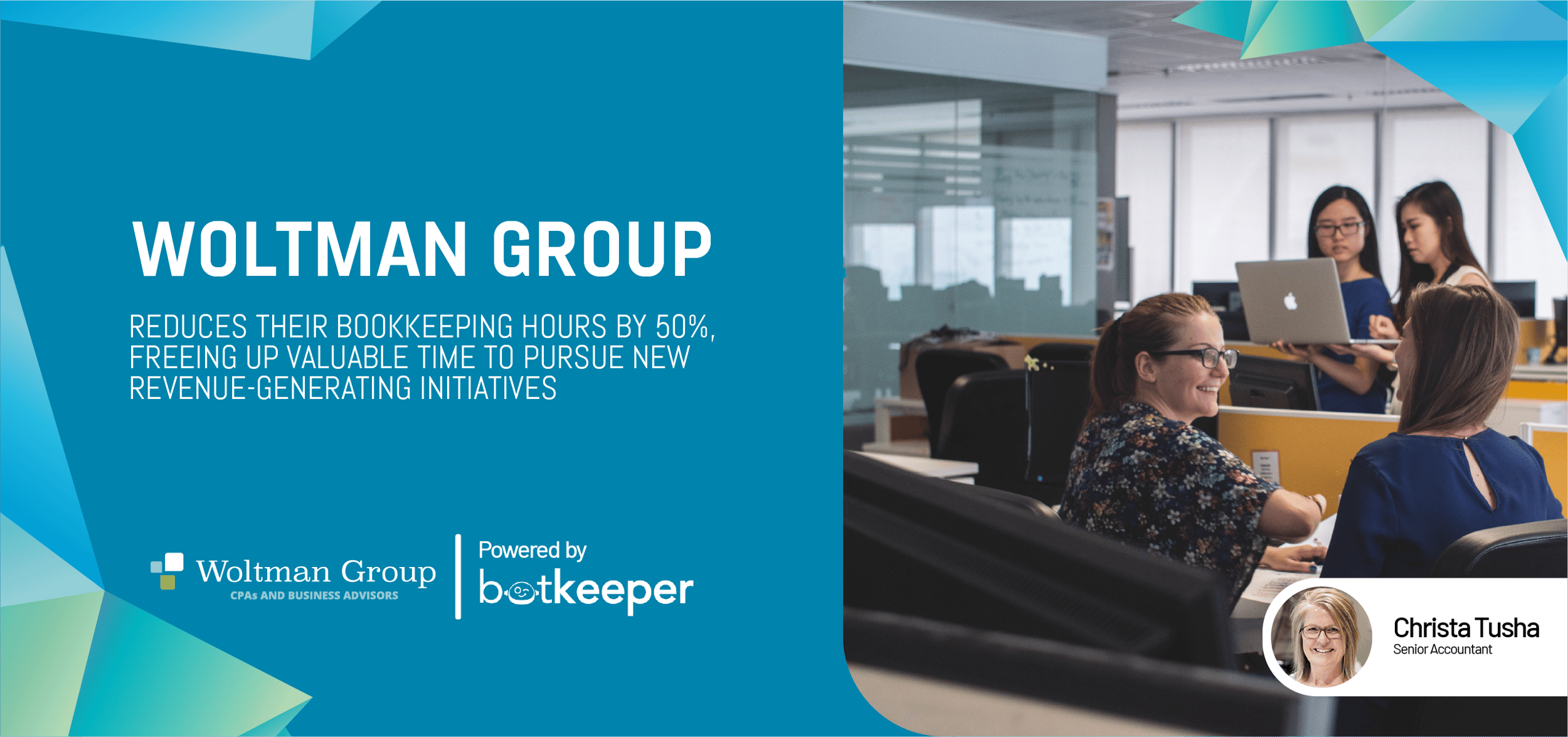 Woltman Group reduces their bookkeeping hours by 50% with Botkeeper